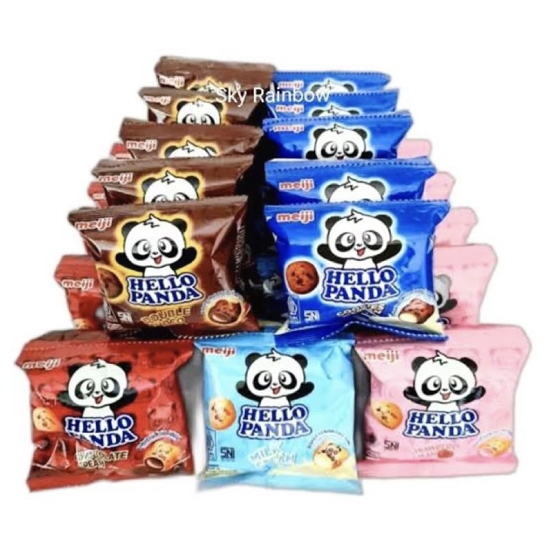 Jual Meiji Hello Panda biskuit snack 10 sachet | Shopee Indonesia