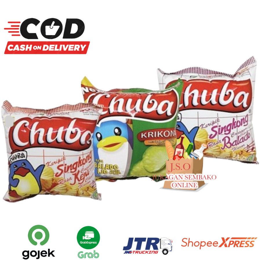 Jual [ JSO ] Chiki Chuba 12gr Balado Keju Balado Ijo Cuba Keripik ...