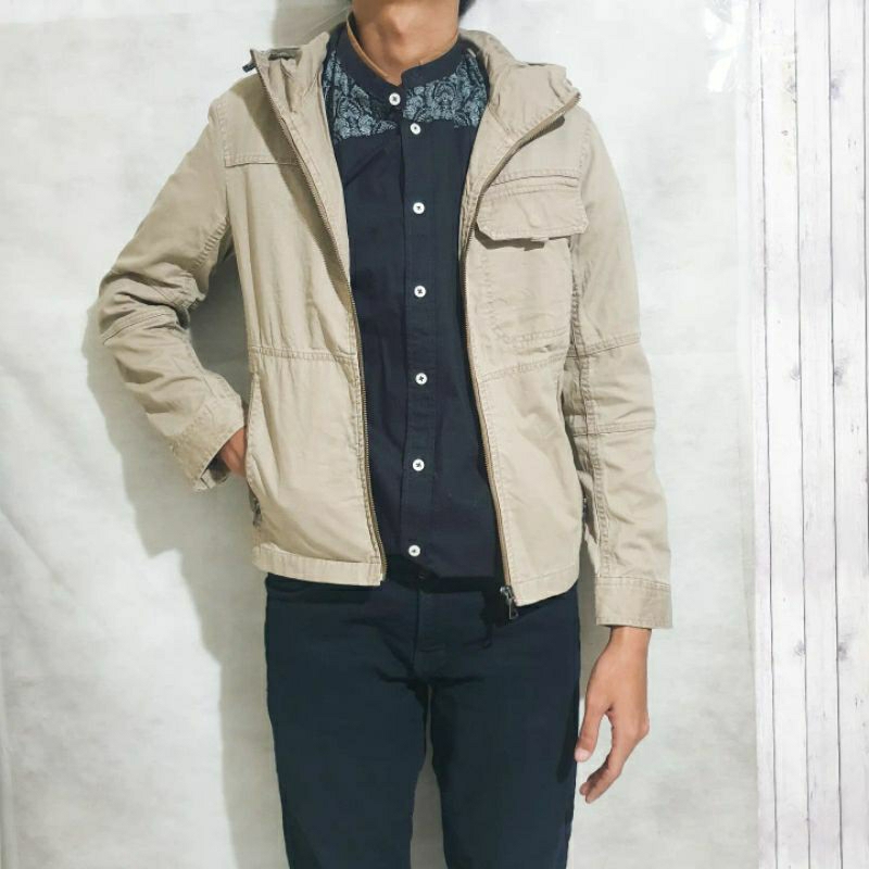 Jual UNIQLO Military Canvas Jacket | Jaket Kanvas Military UNIQLO ...