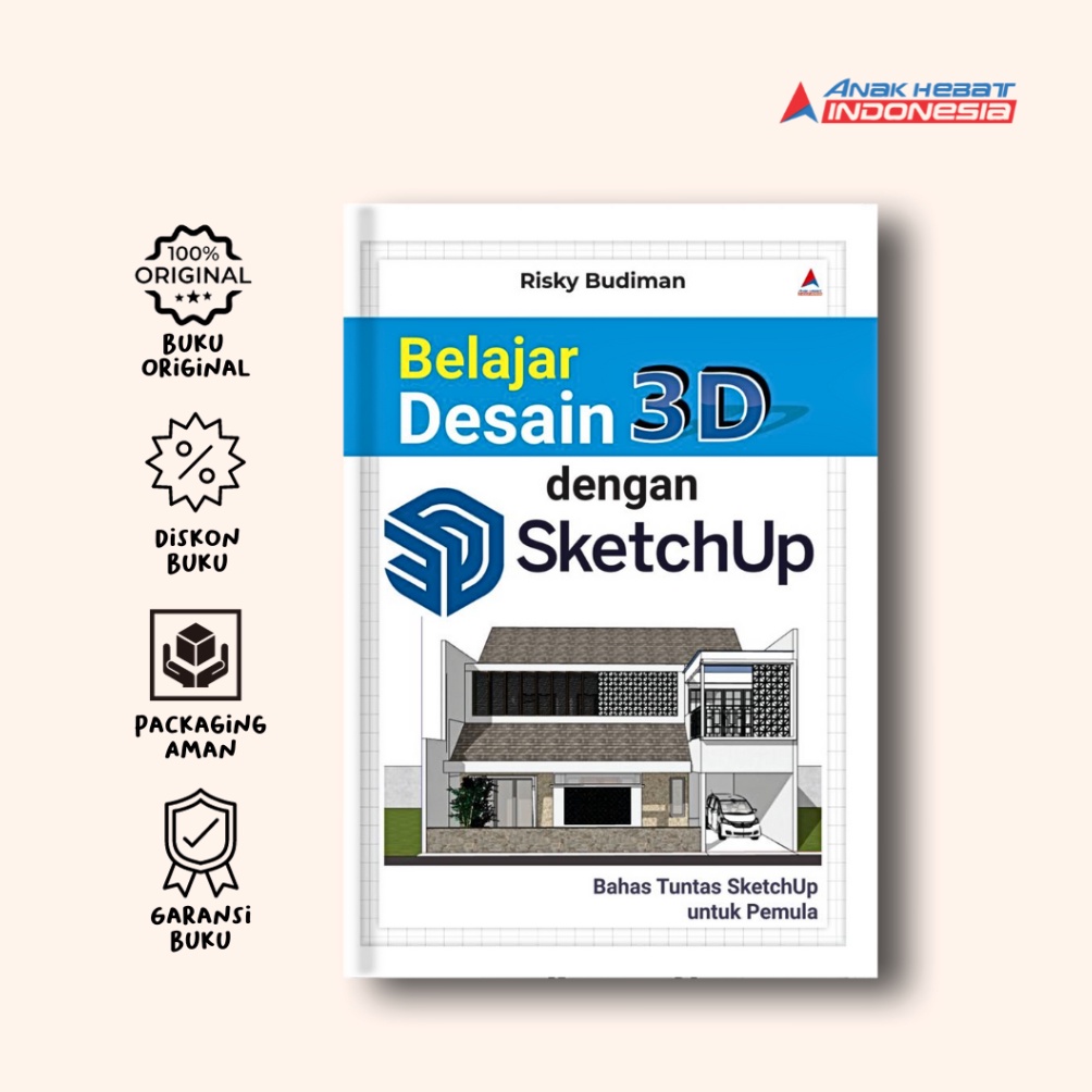 Jual KODE U88Y Buku Belajar Desain 3D dengan SketchUp Bahas Tuntas ...