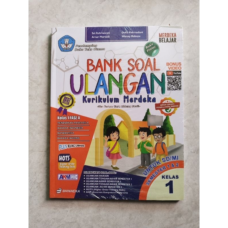 Jual Bank Soal Ulangan untuk SD/MI kls 1 semester 1 & 2 [CP TERBARU 2024] +Kunci Jawaban ...