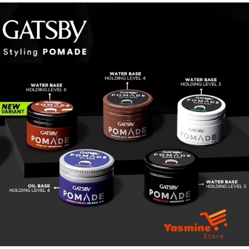 Jual Gatsby Styling Pomade 30gr/75gr/80gr | Shopee Indonesia