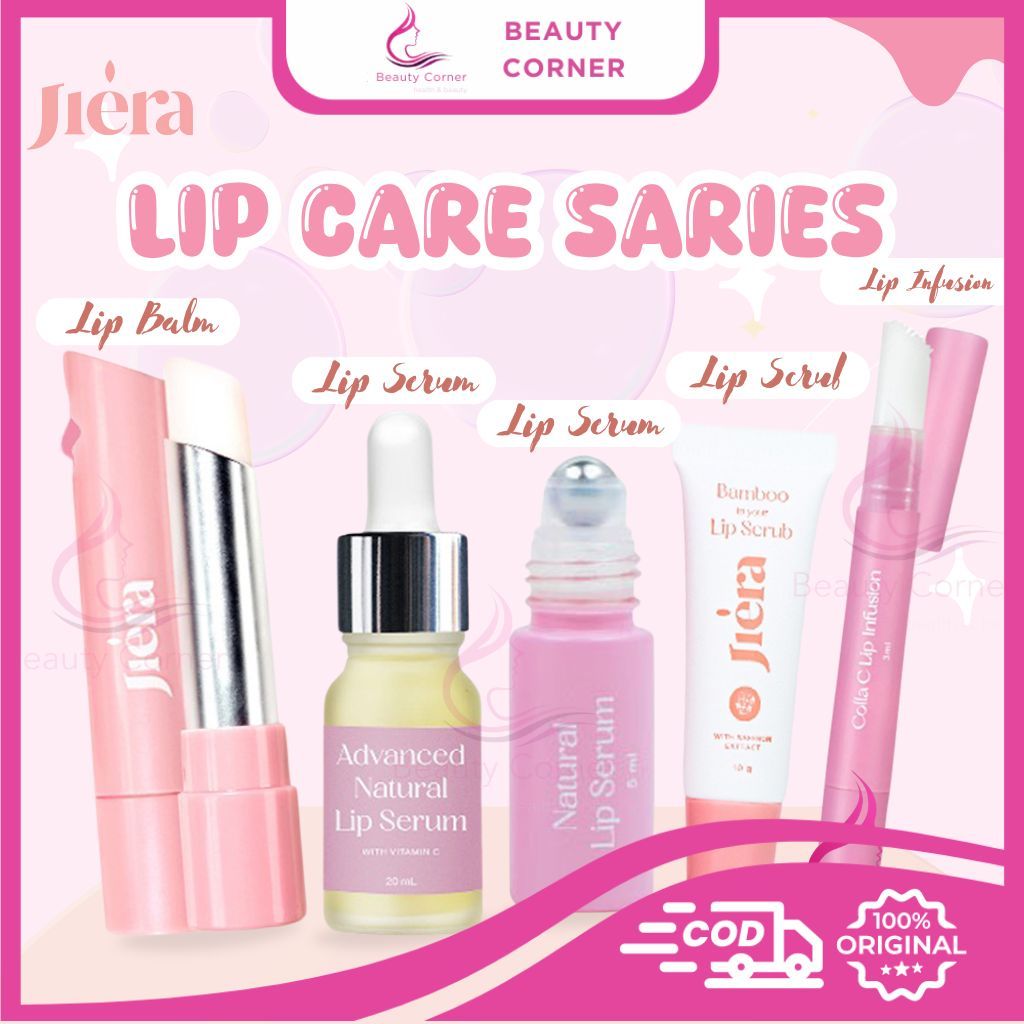 Jual Jiera Lip Care Series Lip Serum | Lip Scrub | Lip Balm | Lip ...