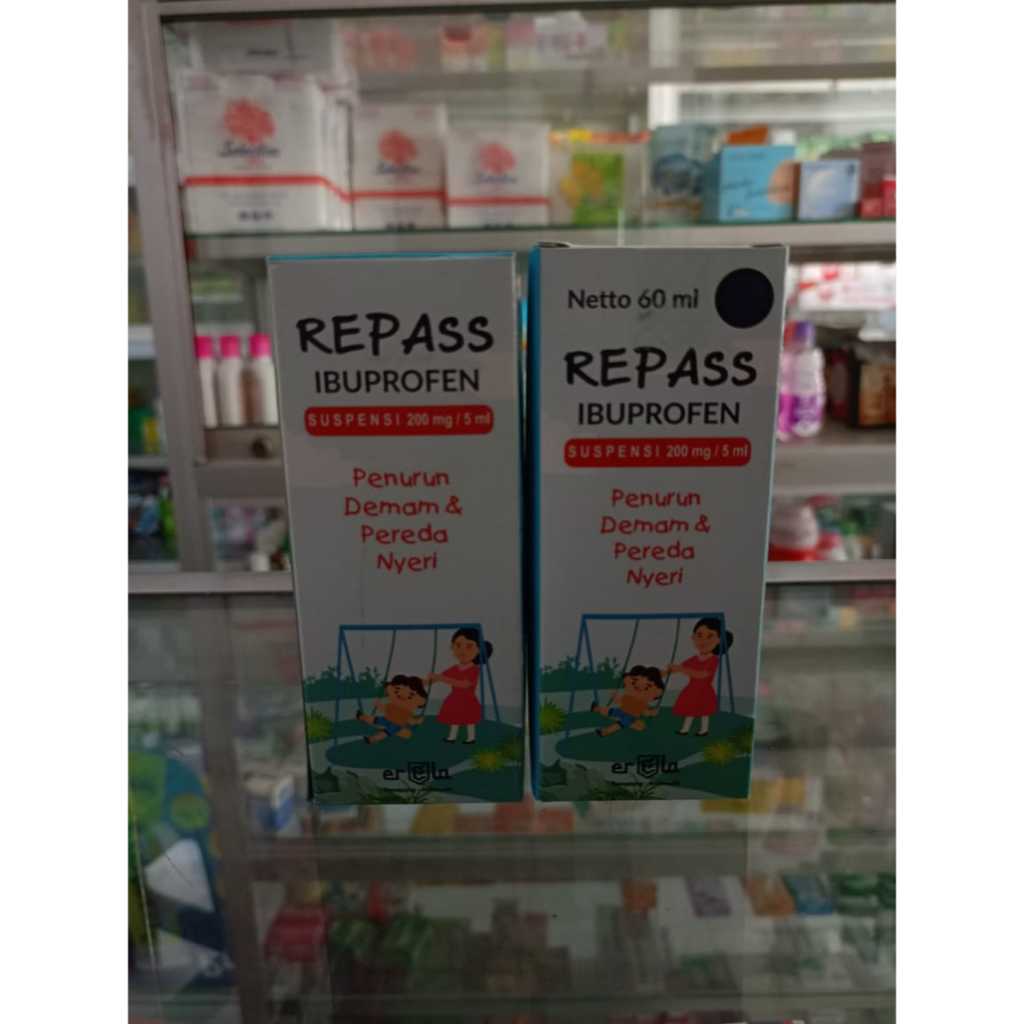 Jual REPASS SIRUP 60 ML I Pereda Nyeri dan Penurun Demam pada Anak ...