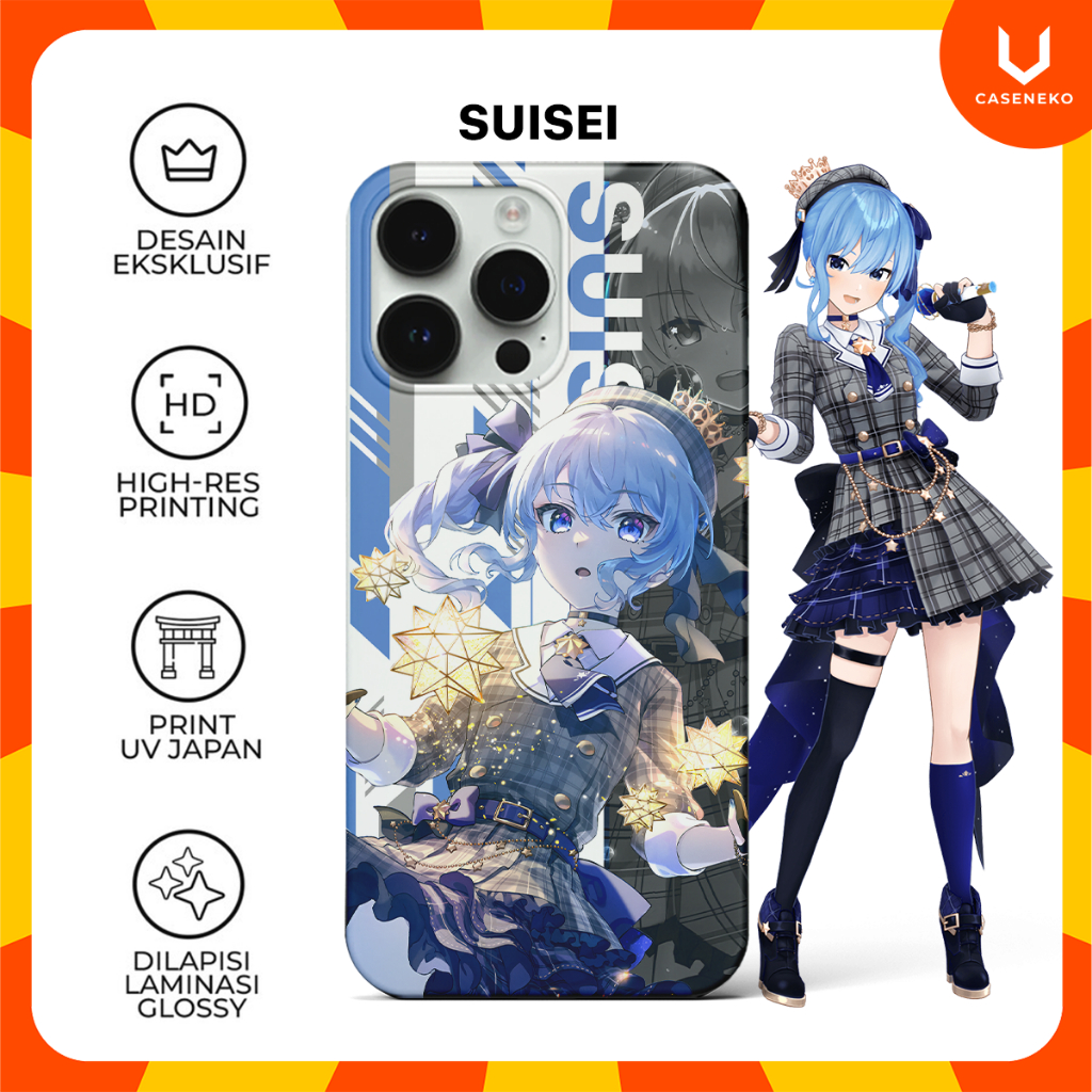 Jual Custom Case Hoshimachi Suisei Hololive Jepang Vtuber Japan Casing ...