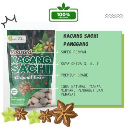 Jual SACHA INCHI PANGGANG / ROASTED 125 GR SACHA INCHI MATANG | Shopee ...