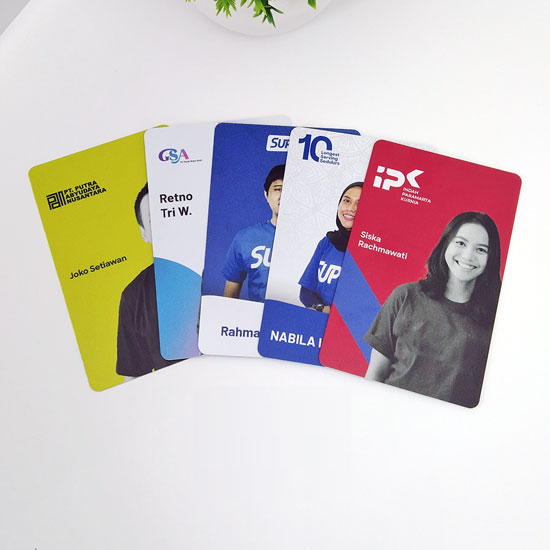 Jual Cetak Kartu Karyawan bahan Premium 0.96 pvc card | Shopee Indonesia