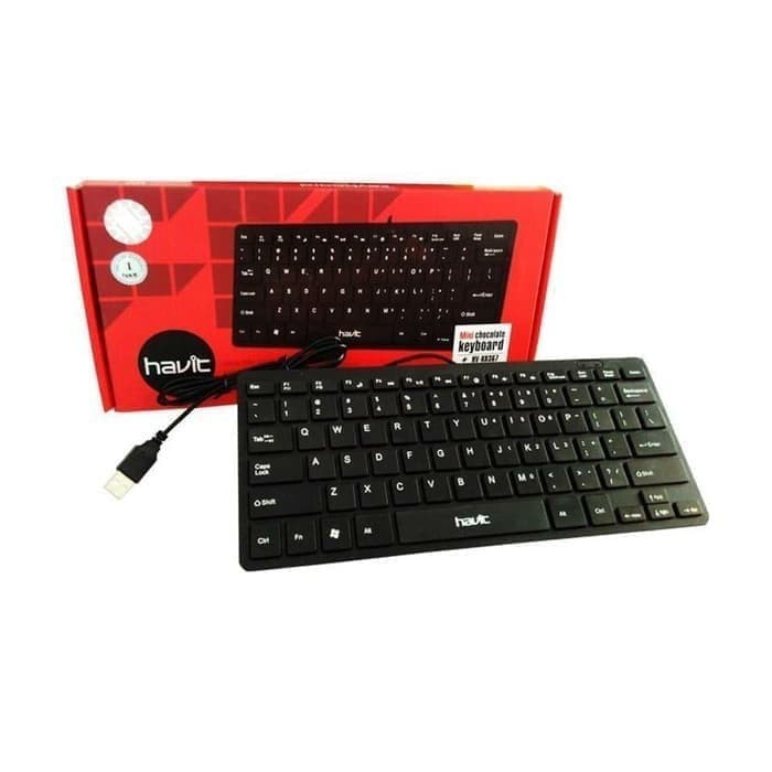 Jual Keyboard Havit HV-KB367 Mini Chocolate | Shopee Indonesia