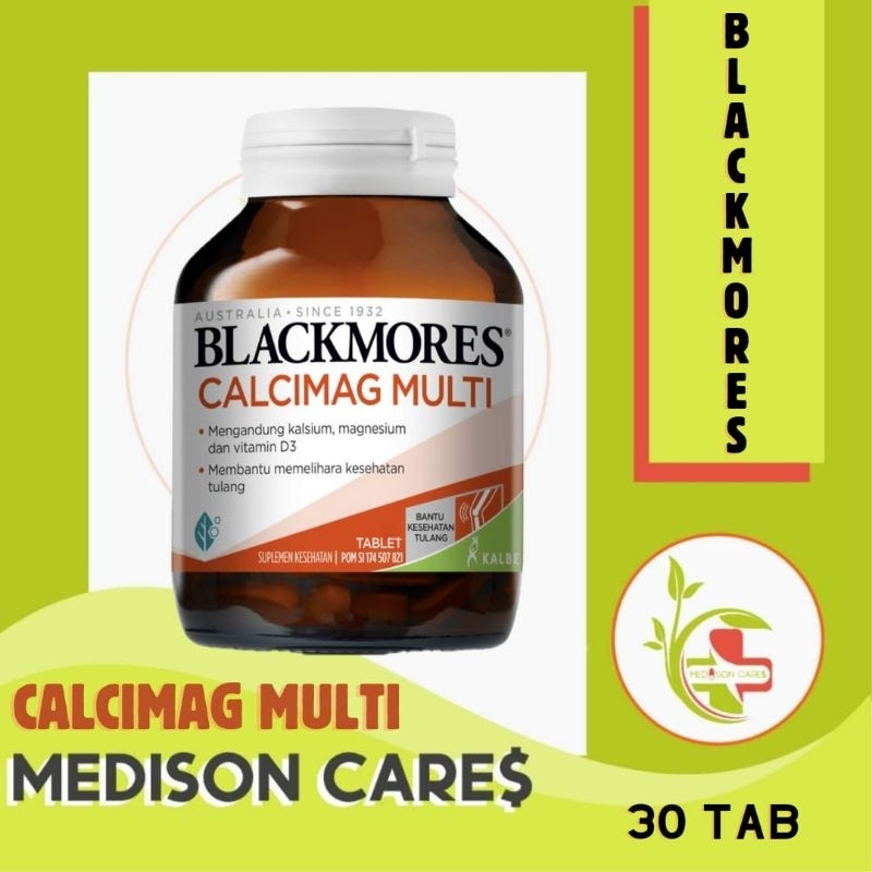 Jual blackmores calcimag multi kalsium magnesium vitamin d3 | isi 30 kecil | Shopee Indonesia