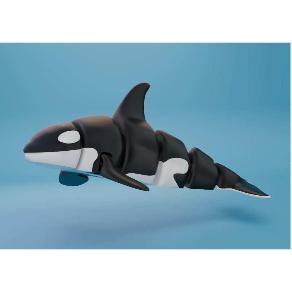 Jual Mainan Lucu Edukasi Artikulasi Articulated Paus Orca Toy - Mainan ...