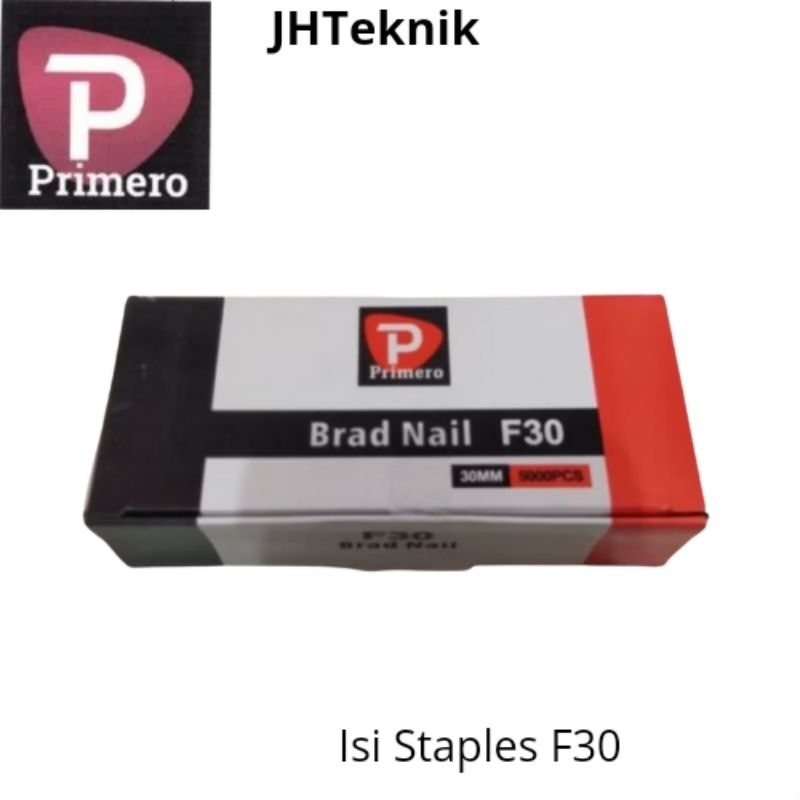 Jual JHTeknik Isi Staples F30 (5000pcs) PRIMERO/Paku tembak Staples F30 ...