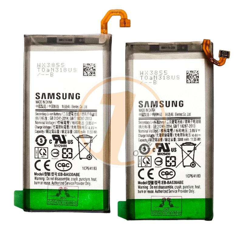 Jual ORI100 BATTERY BATRE BATERAI SAMSUNG GALAXY A530 A8 2018 BA530ABE ...
