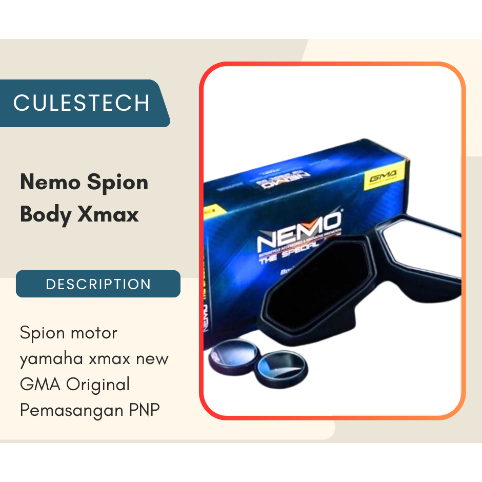 Jual Nemo Spion Body Xmax X-Max New Connected 2023 Nemo Asli | Shopee ...