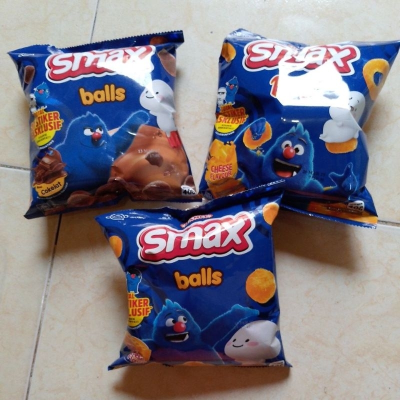 Jual Snack Smax Ring / Ball Rasa keju /Coklat 40 gr | Shopee Indonesia