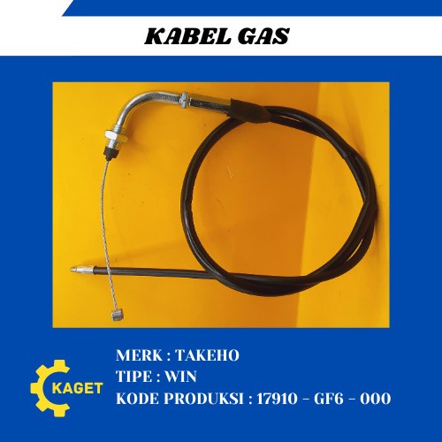Jual KABEL GAS MERK TAKEHO TIPE WIN ( 17910 - GF6 - 000 ) | Shopee ...