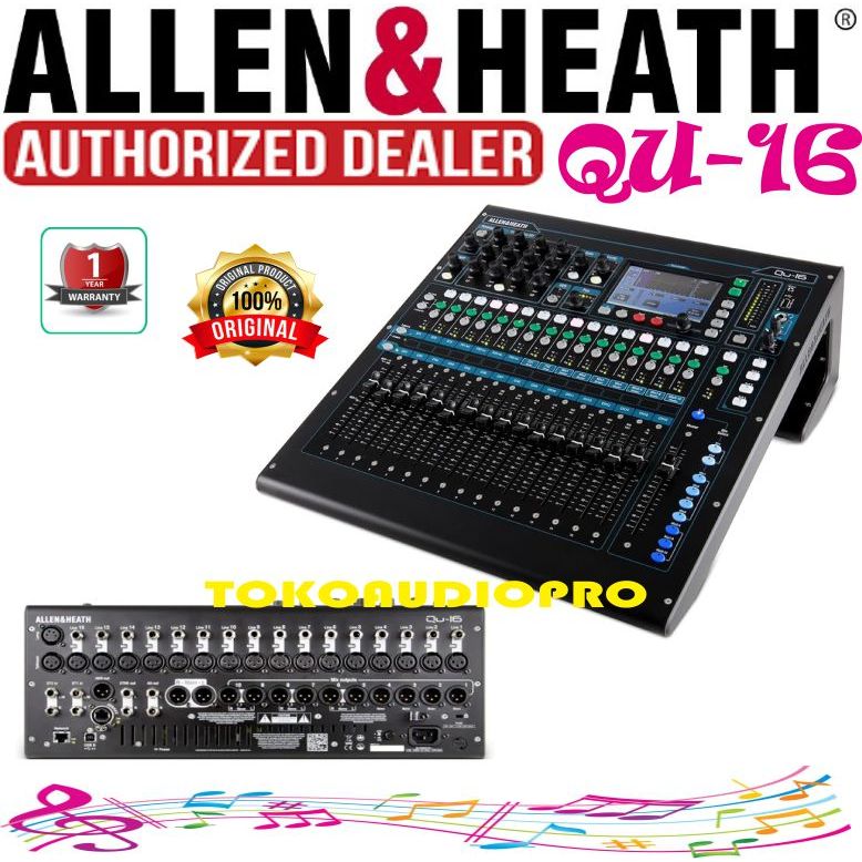 Jual Mixer Allen&Heath QU-16 16-Channel Rack Mount Digital Mixer ...