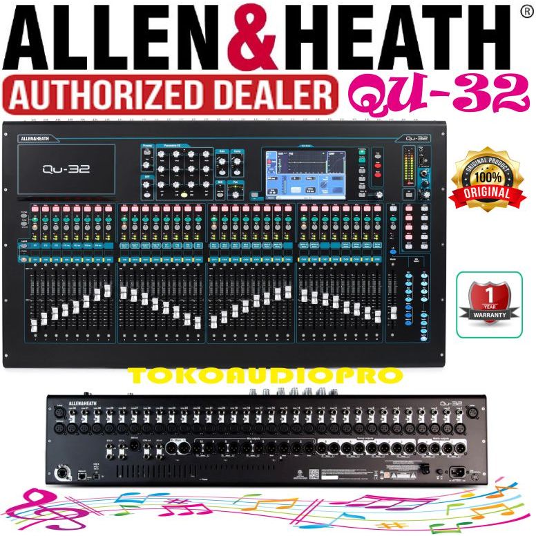 Jual Mixer Allen & Heath QU32 32-Channel Digital Mixer Original QU-32 ...