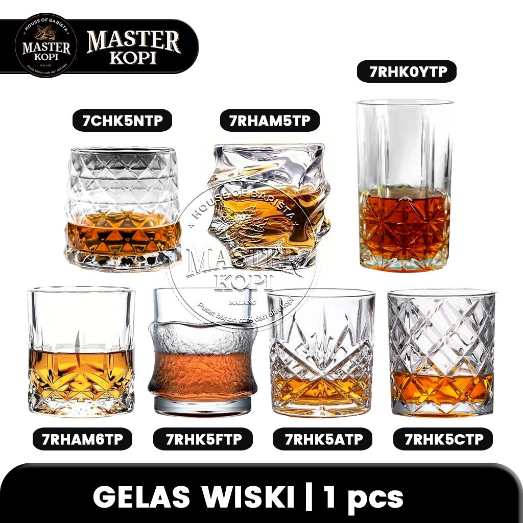 Jual Gelas Kaca Wisky Crystal Old Vintage Glass Gelas Sloki Mewah | Shopee Indonesia