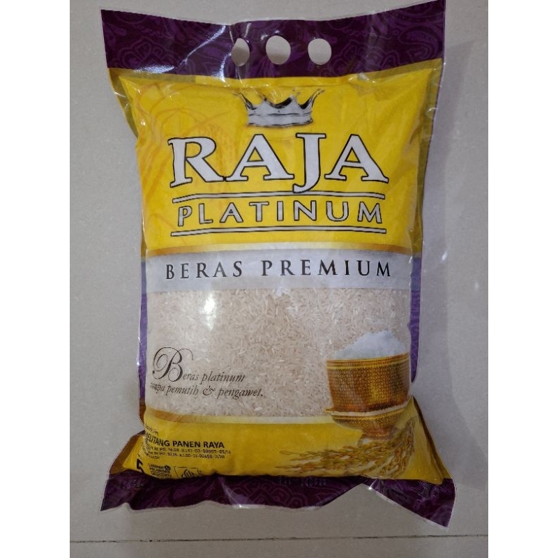 Jual Beras Raja Platinum 5Kg | Shopee Indonesia