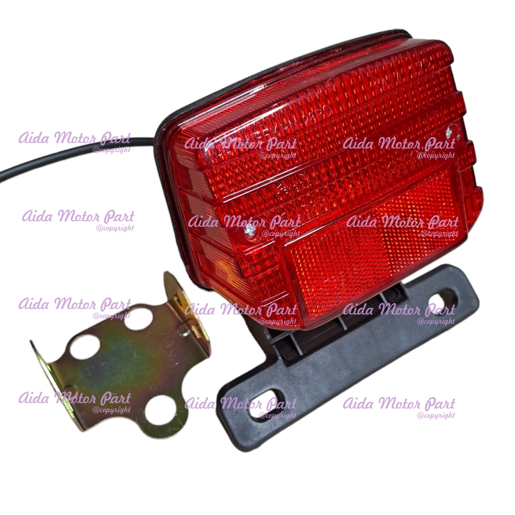 Jual Lampu Stop Stoplamp Win 100 Set Dudukan Stopan Honda Win 100 ...