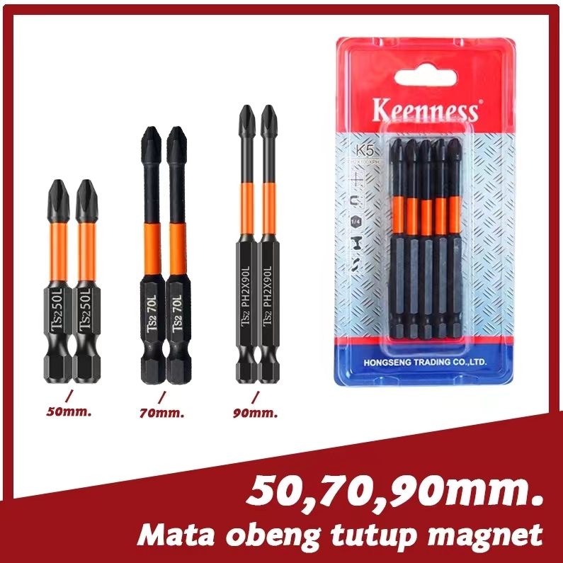 Jual Mata obeng magnet 50mm, 70mm, 90mm (10 pcs) | Shopee Indonesia