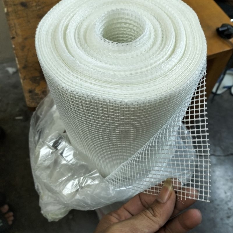 Jual jual kain fiber mesh tahan panas 10 x 10 x 1m x 100m | Shopee ...