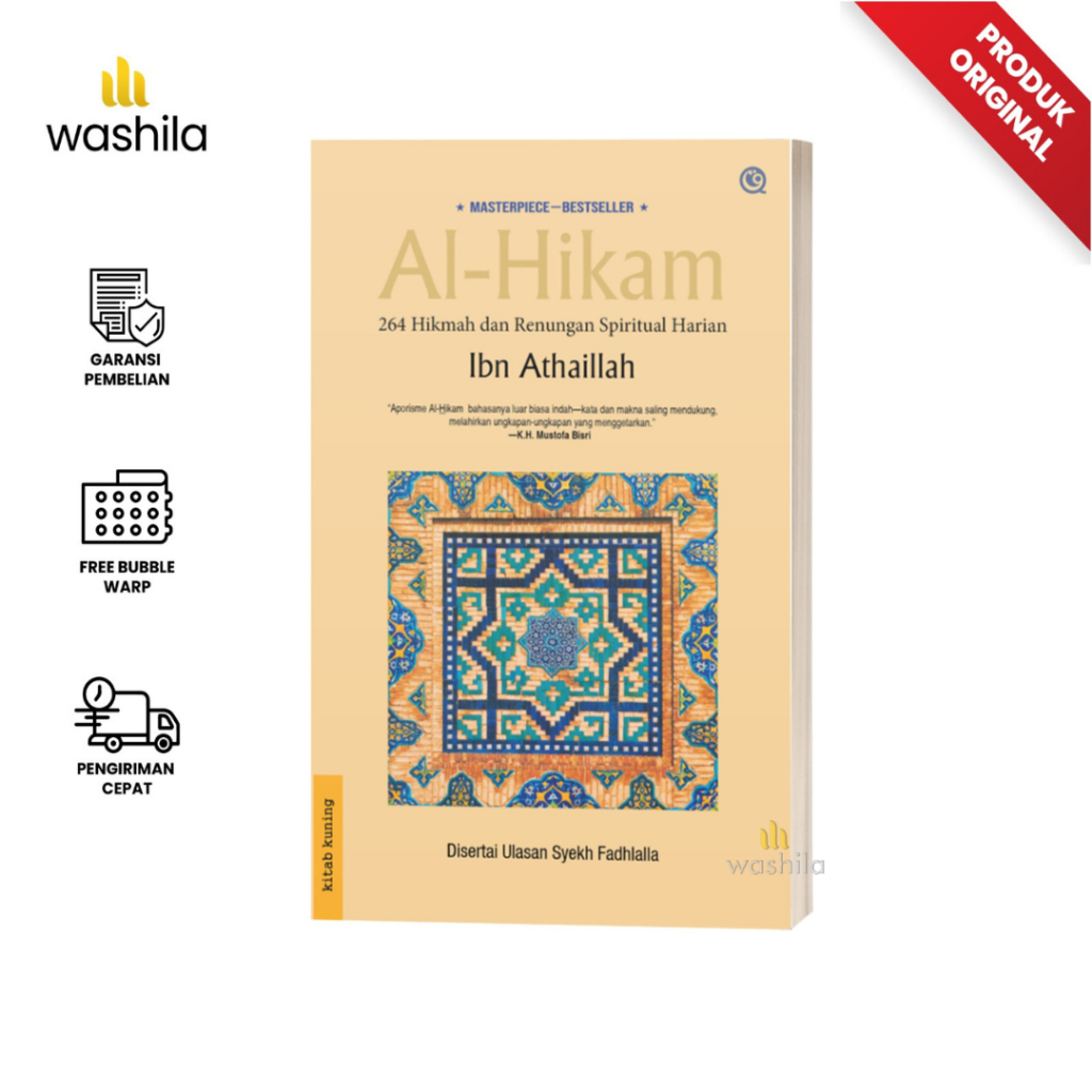 Jual Buku Kitab Al Hikam Buku Terjemahan Hikam Ibnu Athaillah 264 Hikmah Dan Renungan Spiritual ...