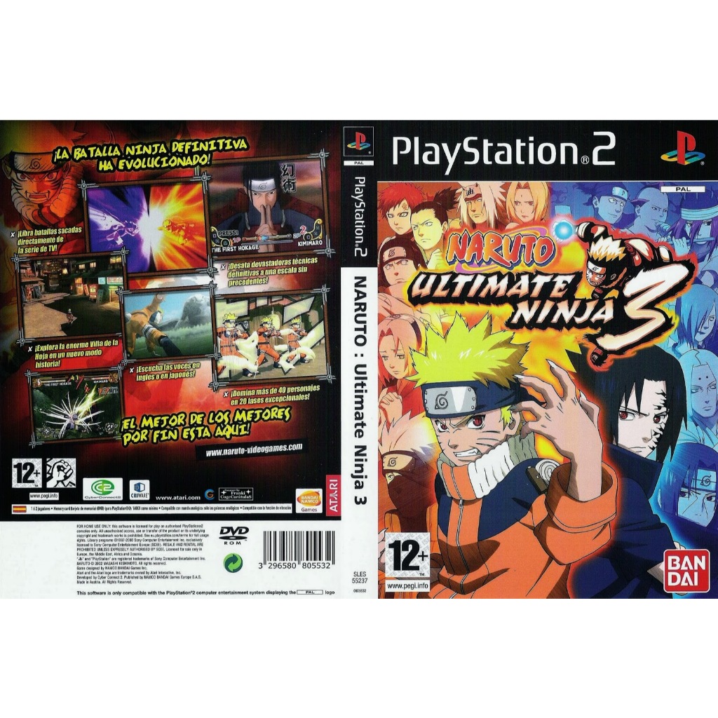 Jual Naruto Ultimate Ninja 3 GAME PS2 UNTUK PC LAPTOP ANDROID ...