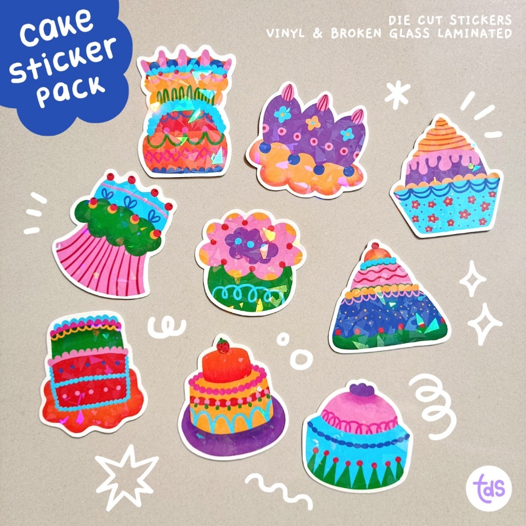 Jual CAKE STICKER PACK by TDS | Shopee Indonesia