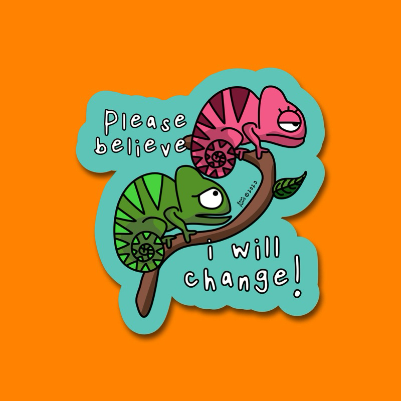 Jual Stiker I Can Change! | Raina Pulang | Shopee Indonesia