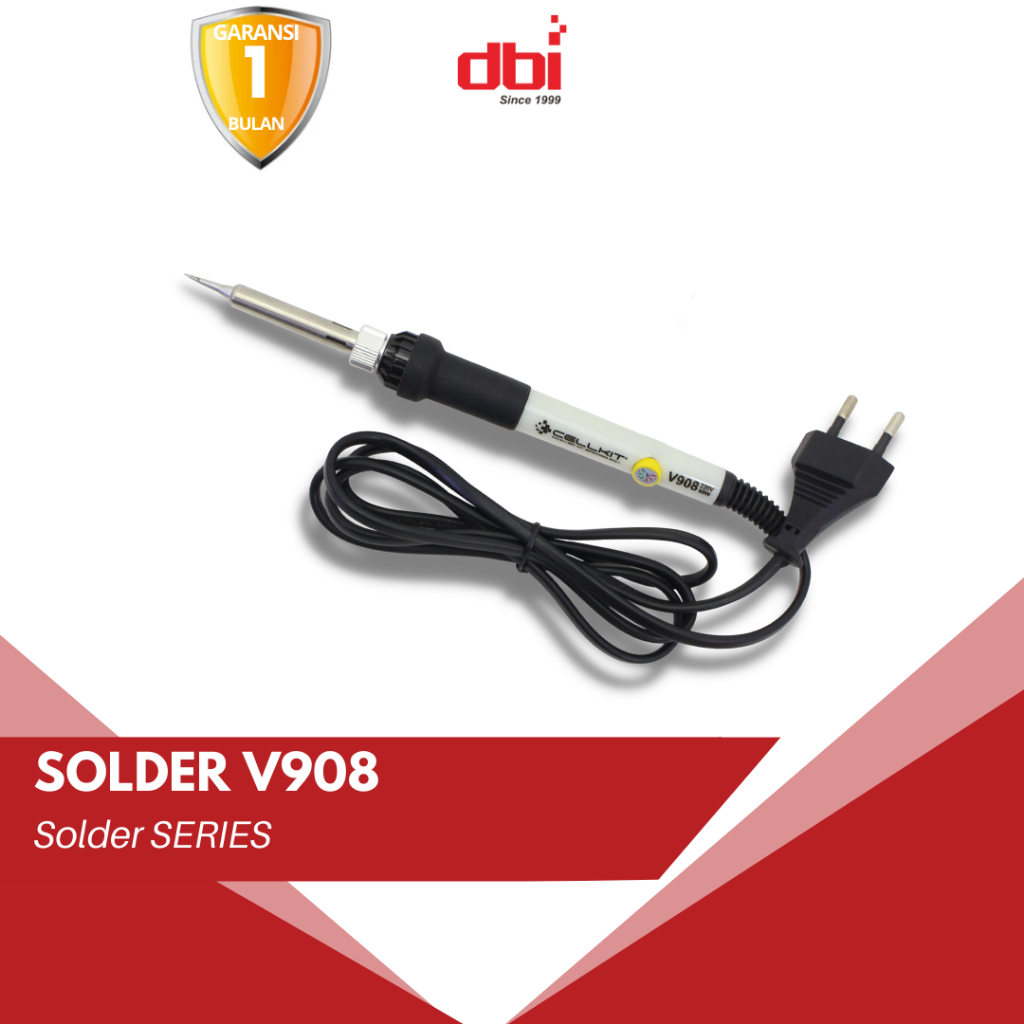 Jual Solder Tangan Pengatur Suhu CELLKIT V908 60W | Shopee Indonesia