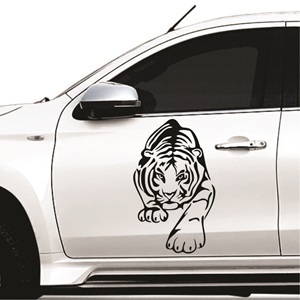 Jual CUTTING STICKER MOBIL HARIMAU MACAN LION TIGER STIKER KACA PINTU ...