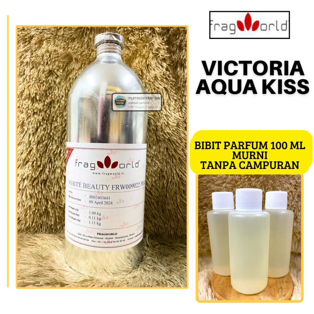 Jual Bibit Parfum Cwe Victoria Aqua Kiss ( White Beauty ) 100 ML MURNI ...