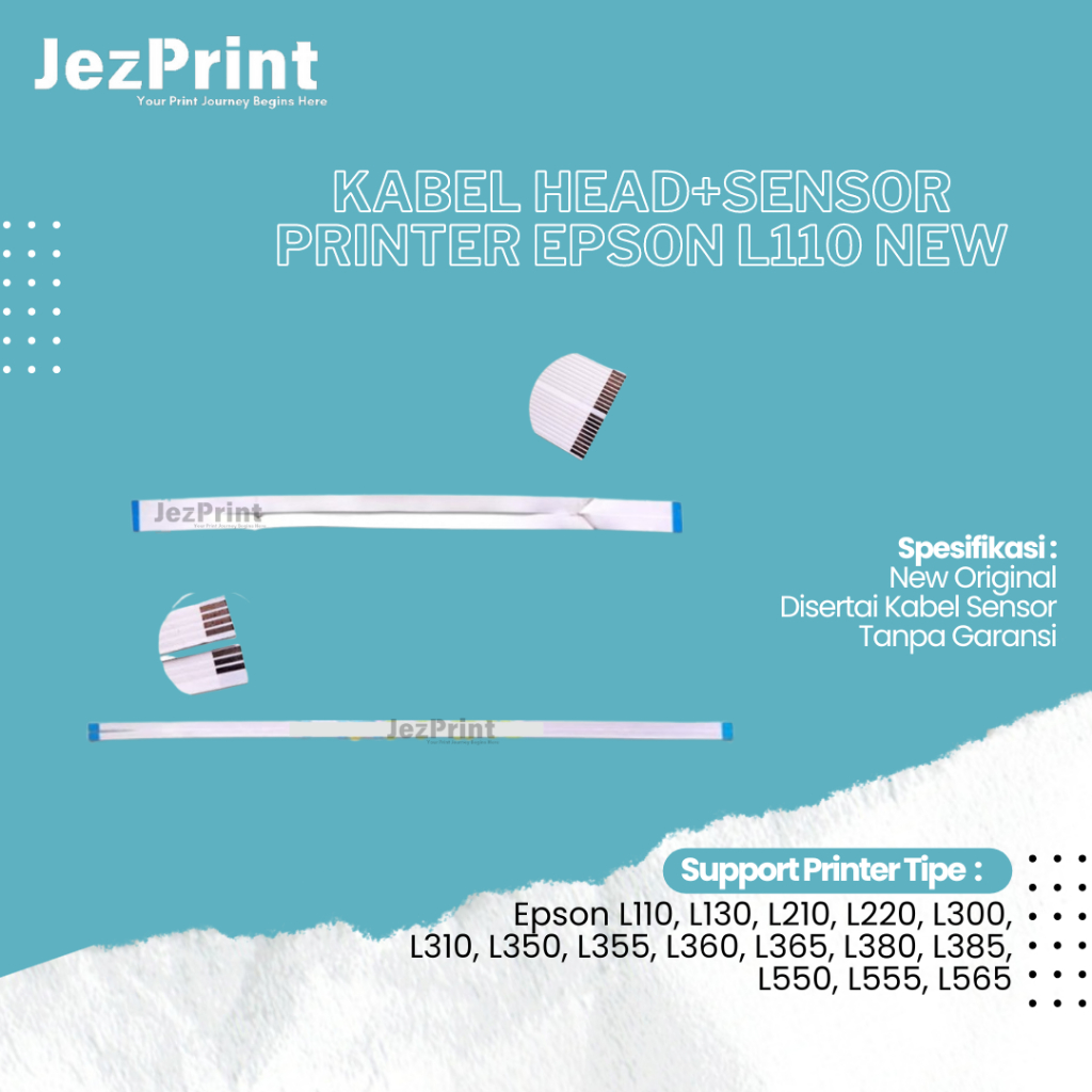 Jual Kabel Flexible Head + Sensor Epson L110 L210 L300 L350 L360 1SET ...