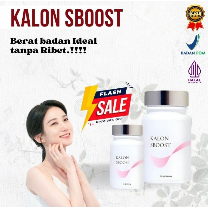 Jual KALON SBOOST Premium Kapsul Pelangsing Penurun Berat Badan Asli ...
