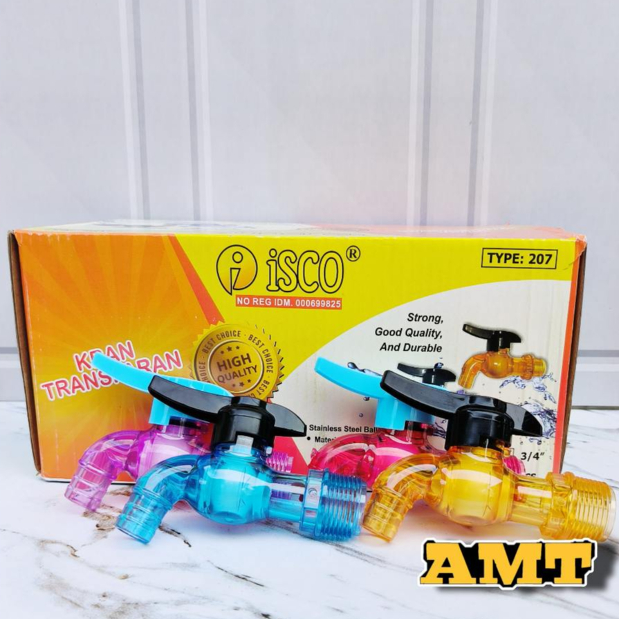 Jual ISCO Kran Transparant Kran Air Transparant Tipe 207 ukuran 1/2 dan ...