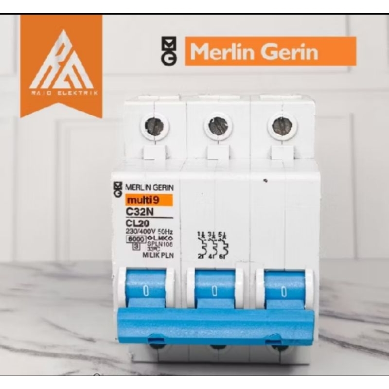 Jual MCB PLN MERLIN GERIN 3phase 10A 16A 20A 25A 35A 50A original dan bergaransi!!!! | Shopee ...