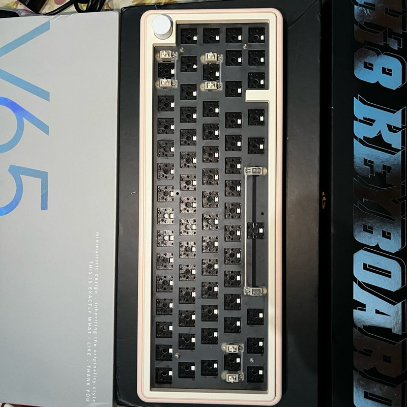 Jual Zuoya LMK67 Barebone Alu Stab Durrock Mechanical Keyboard 3 Mode ...