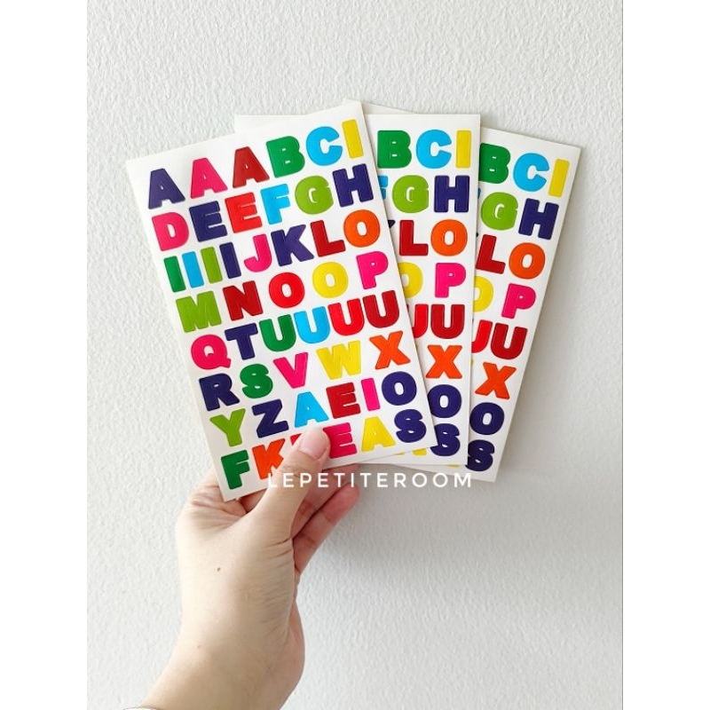 Jual STIKER HURUF / STIKER AESTHETIC HURUF / STIKER HURUF LUCU / MAINAN ...