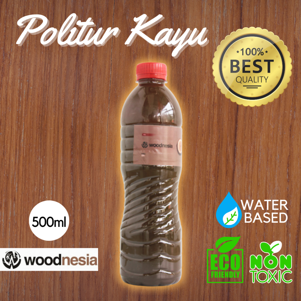 Jual Politur Plitur Pelitur Kayu Jati Woodnesia 500ml Waterbased ...