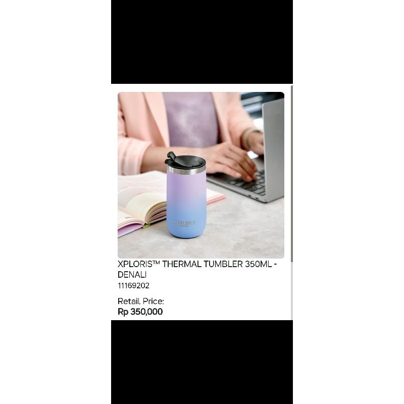 Jual xploris thermal tumbler #tupperware | Shopee Indonesia