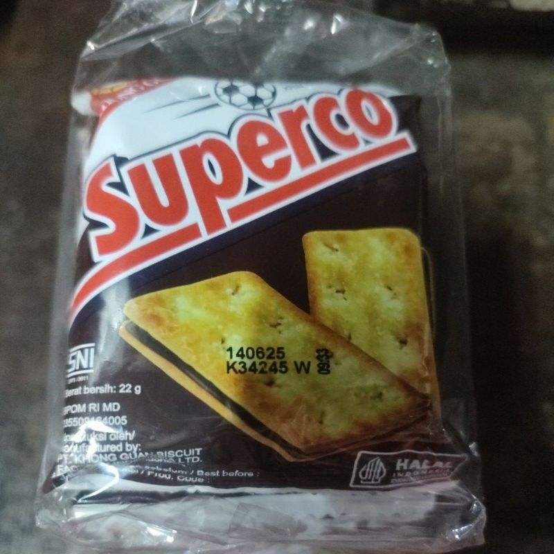 Jual Superco Wafer Biskuit Cokelat Khong Guan Isi 10pcs | Shopee Indonesia