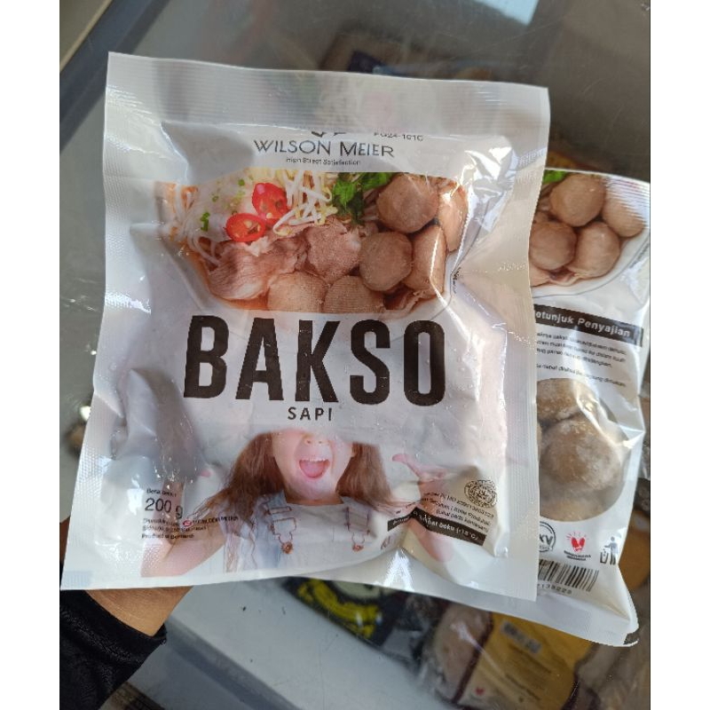 Jual WILSON MEIER BAKSO SAPI 200 GRAM (9916200101) | Shopee Indonesia