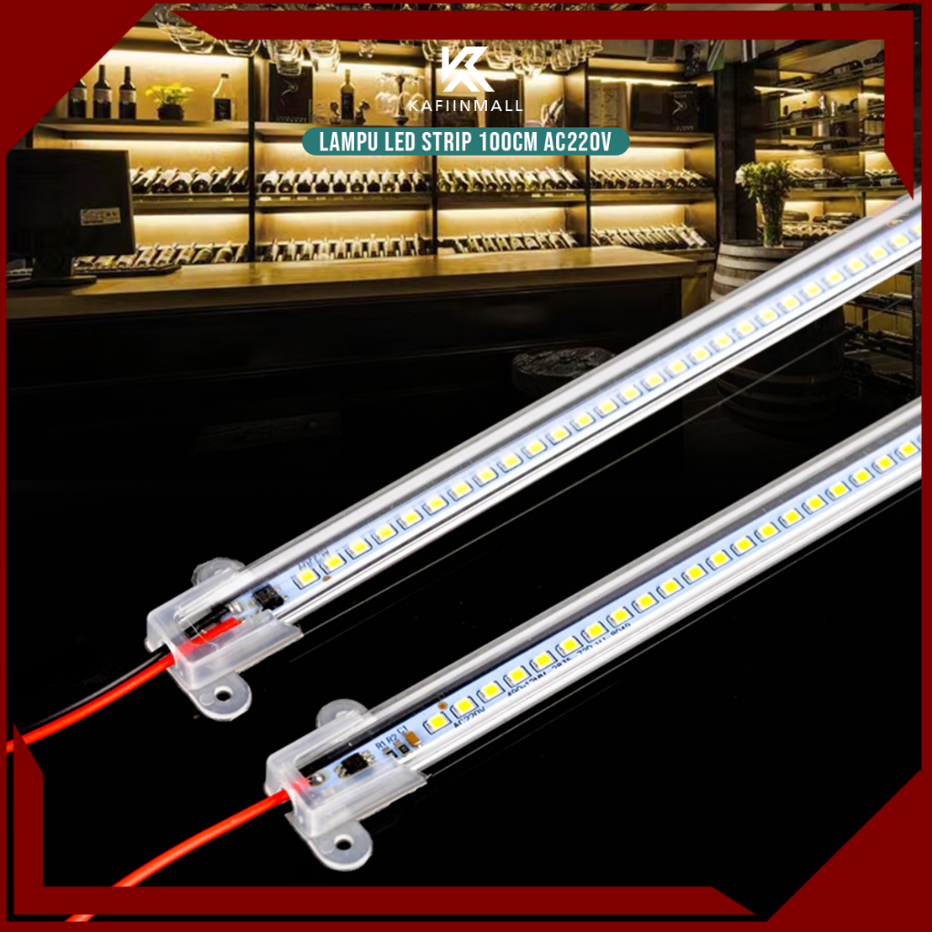 Jual LAMPU LED STRIP Tube Light AC220V TUBE BAR LAMP 100CM Dekorasi ...