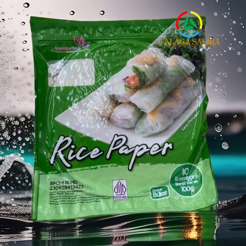 Jual Rice Paper Halal Bulat 100gr (10 lembar) | Shopee Indonesia