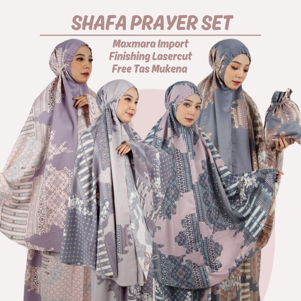Jual SHAFA PRAYER SET /Mukena Maxmara Premium Alat Sholat Travel ...