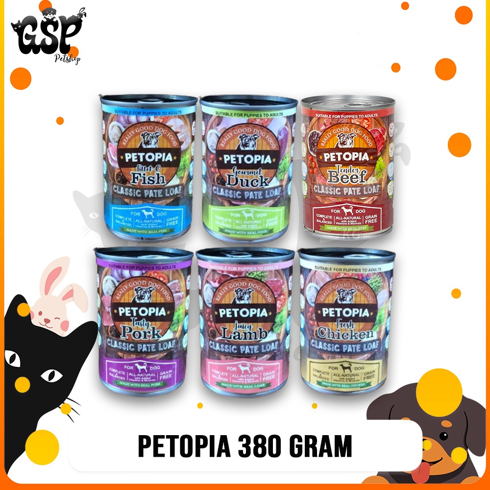 Jual PETOPIA dog food kaleng makanan anjing kaleng basah wet dog food ...