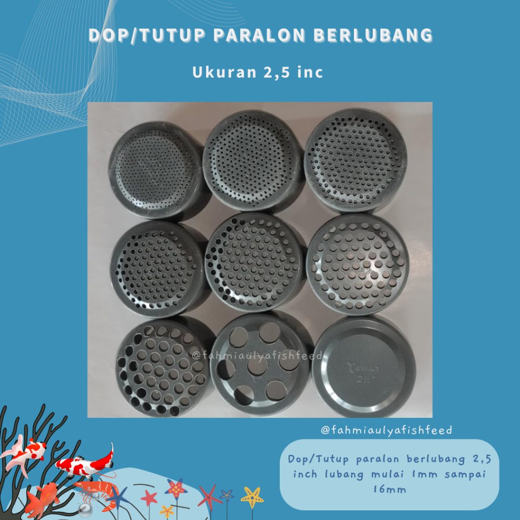 Jual Dop/Tutup paralon berlubang 2,5 inch ( Harga 1 pcs ) | Shopee ...