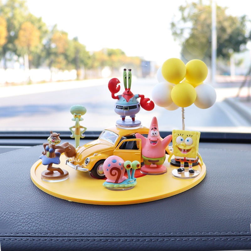 Jual OTOSOO Pajangan dashboard mobil motif SPONGEBOB set / Aksesoris ...