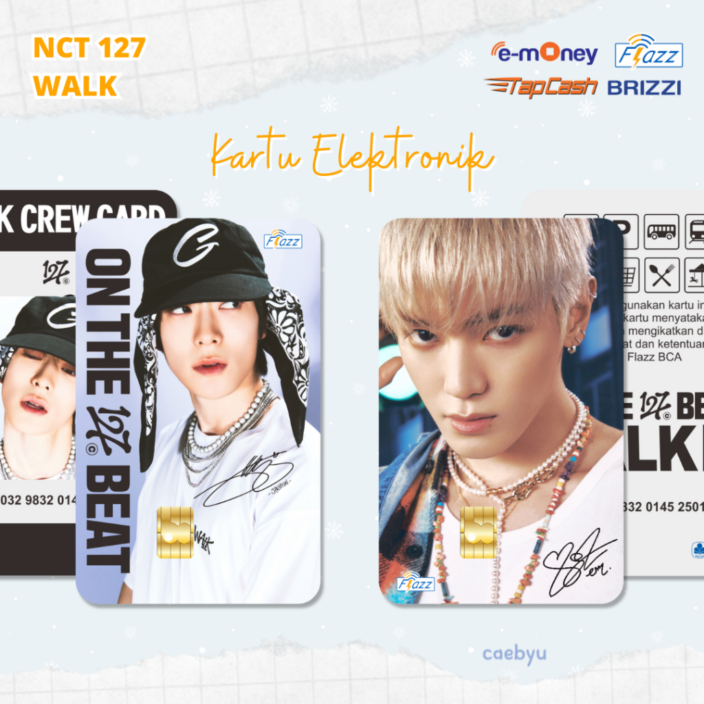 Jual Flazz NCT 127 Walk Emoney Tapcash Brizzi NCT127 Kartu Elektronik E Money Tap Cash E-Toll e ...